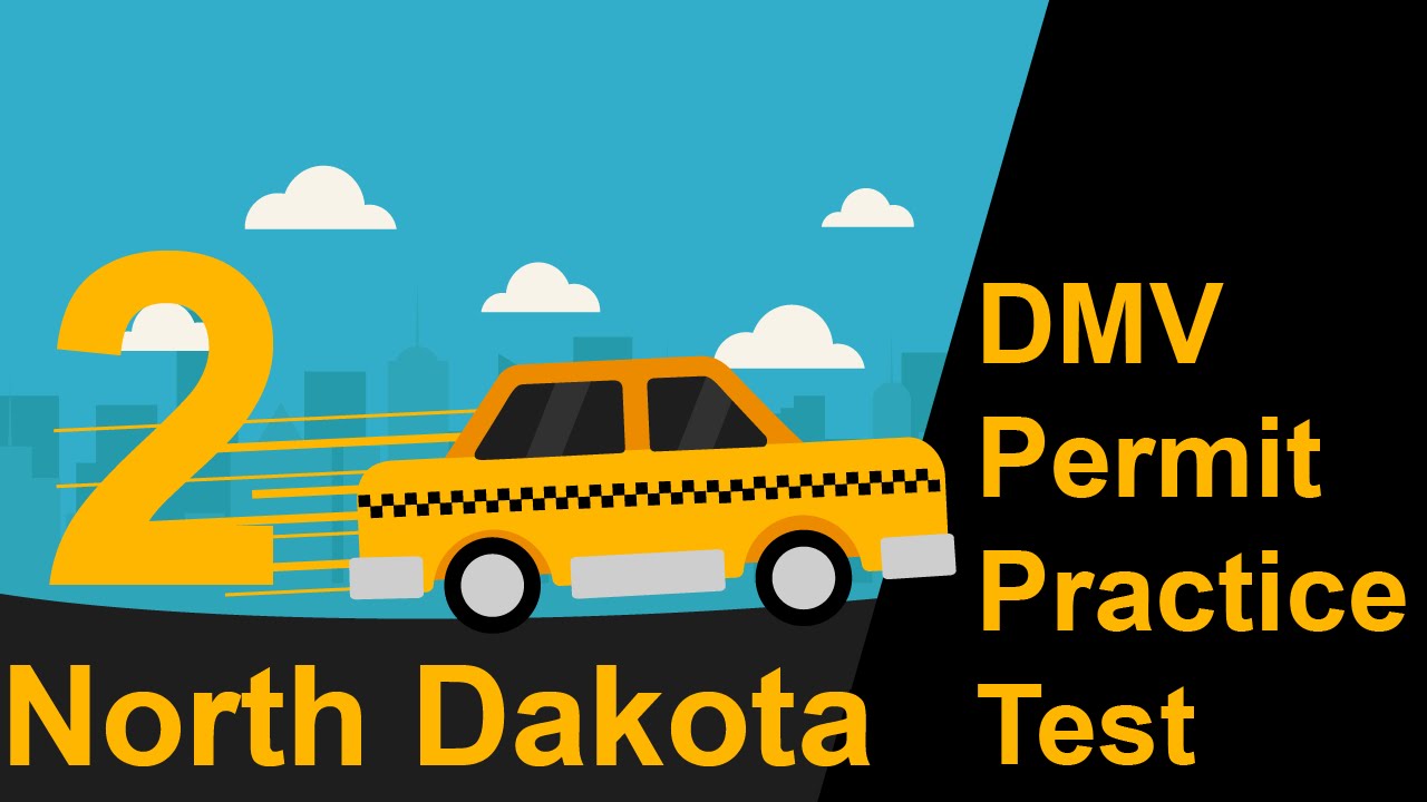 North Dakota DMV Permit Practice Test 2 - 2018 - YouTube