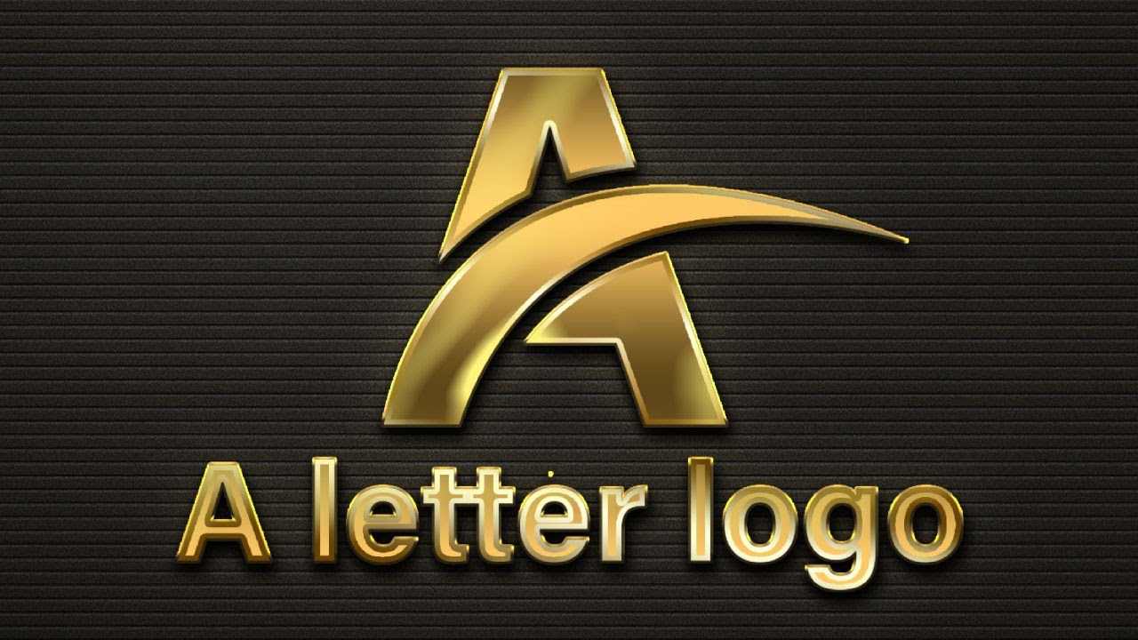Letter A Logo Design Tutorial in Adobe illustrator 2024 ৷৷ Letter a ...