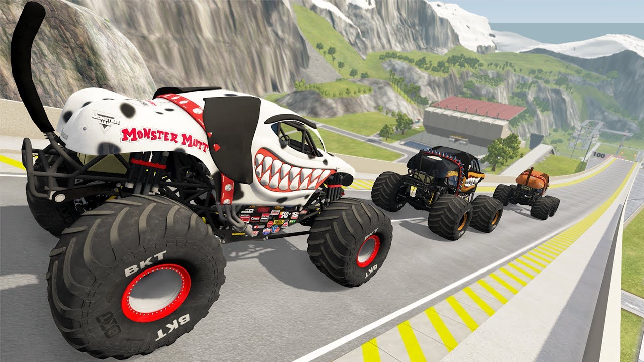 Epic High Speed Jumps #76 - BeamNG Drive | Griff's Garage - YouTube