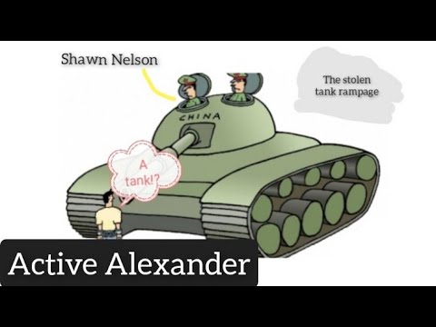 The stolen tank rampage (1995) - YouTube