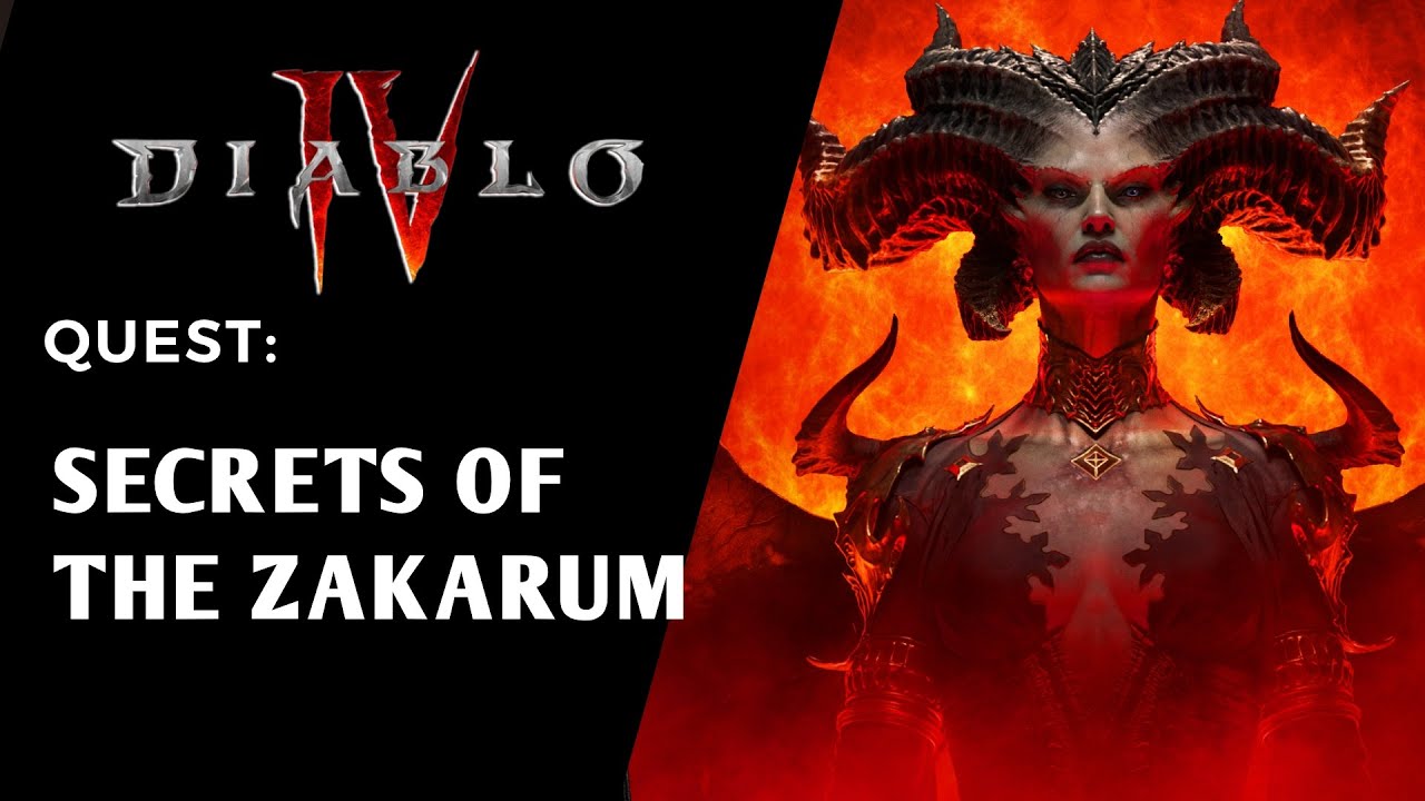 Diablo 4 Quest - Secrets of the Zakarum - YouTube