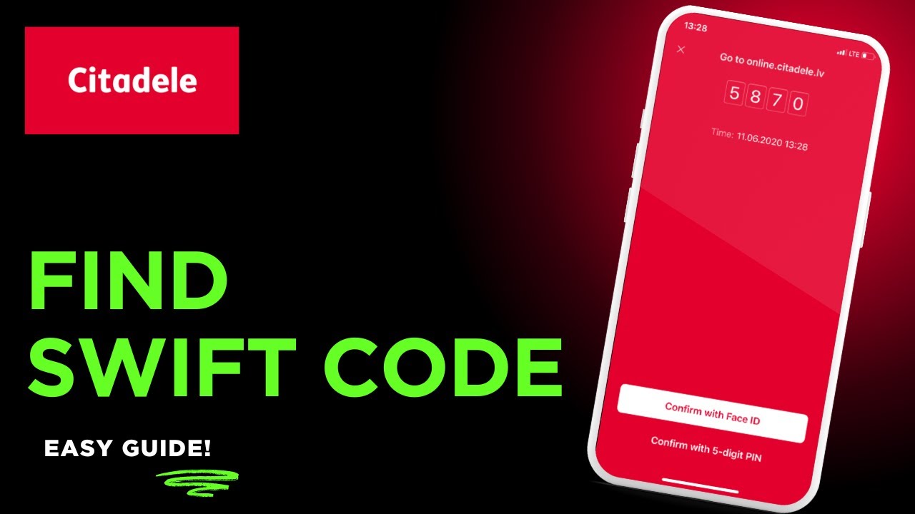 How to find the SWIFT code for Citadele Banka - Latvia - YouTube