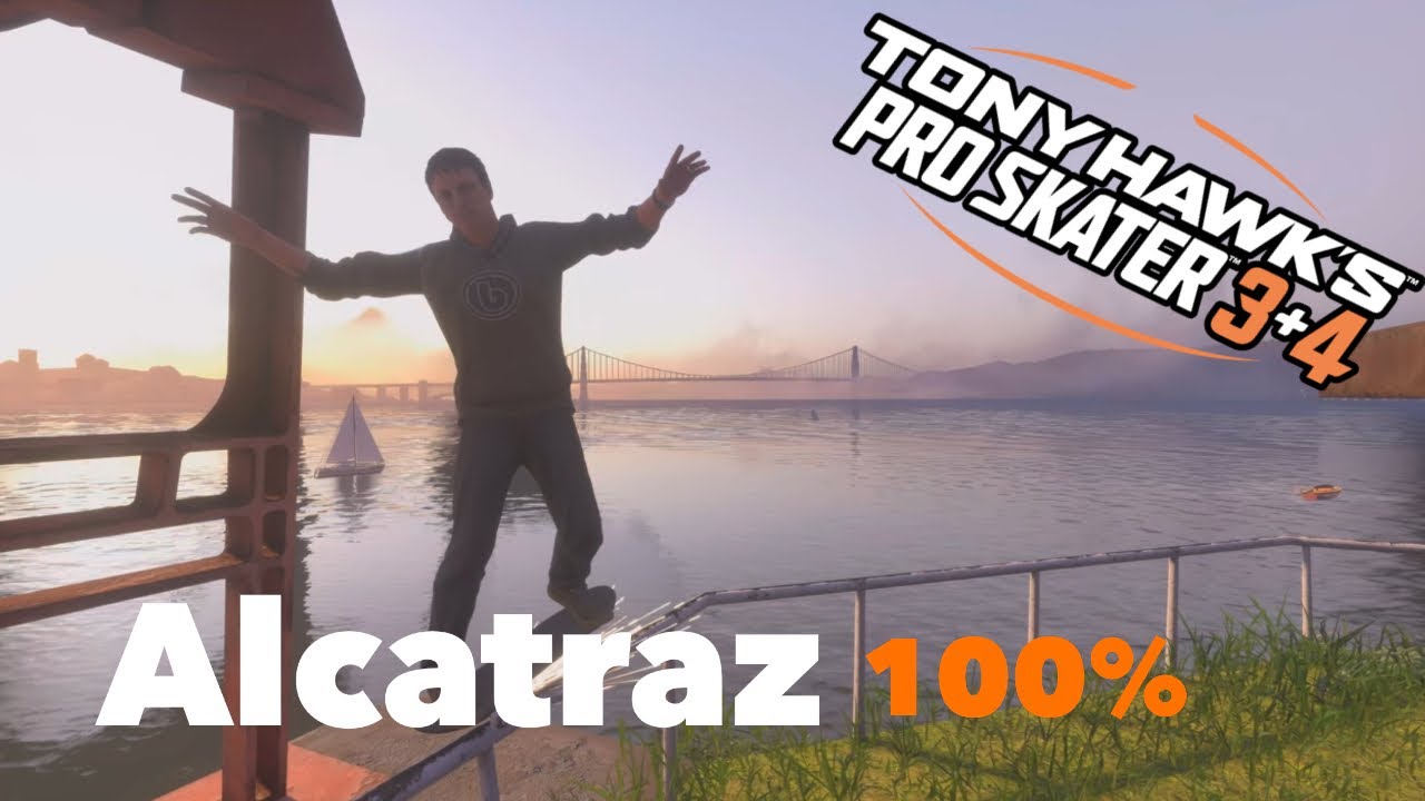 🔥 Tony Hawk’s Pro Skater 3+4 | Alcatraz – All Goals & Challenges ...