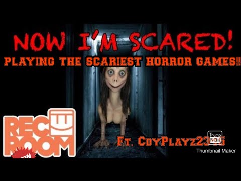 PLAYING THE SCARIEST HORROR GAMES IN REC ROOM!!! Ft. CodyVr - YouTube