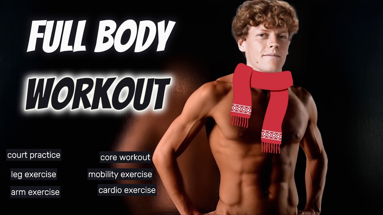 Jannik Sinner Full-Body Tennis Workout | Best Tennis Training Program ...