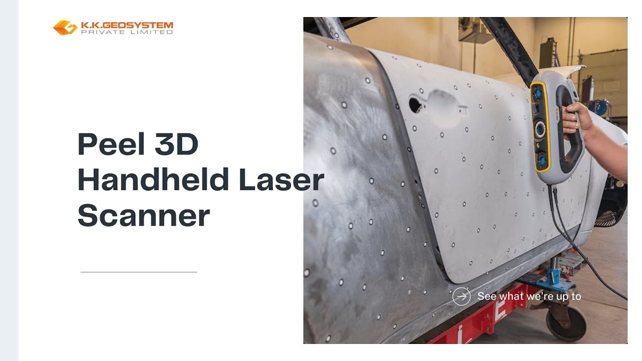 Peel 3D Handheld Laser Scanner Demonstration - YouTube