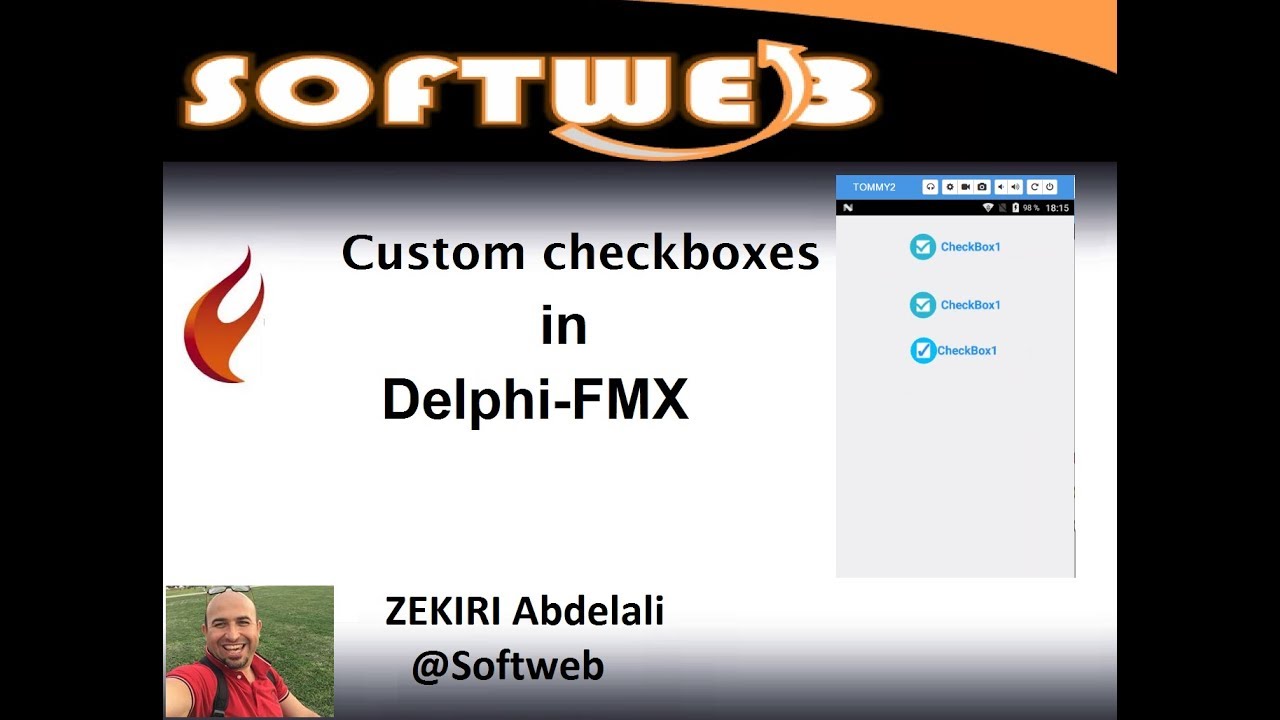 Custom Checkbox In Delphi-FMX في الدلفي - YouTube Custom Checkbox In Delphi-FMX في الدلفي - YouTube