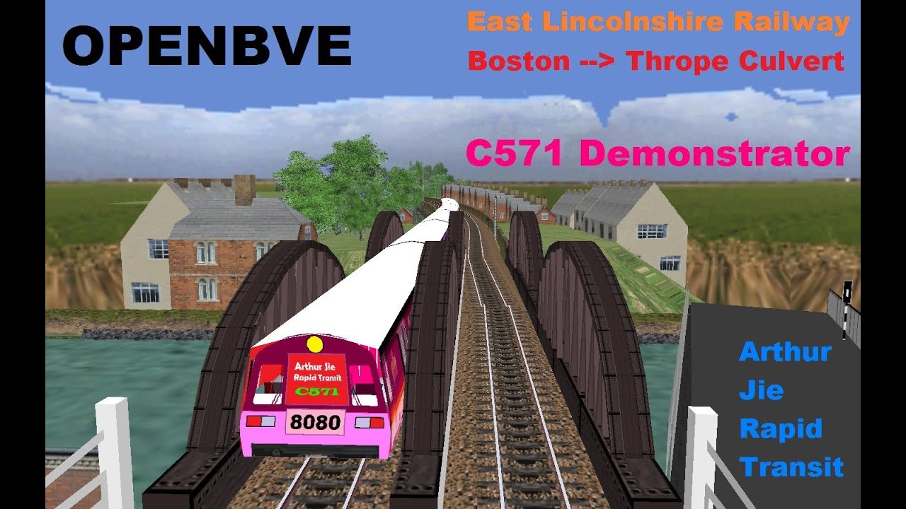 [OpenBVE][AJRT][Route Play] Ride on C571 to Thrope Culvert (Generation ...