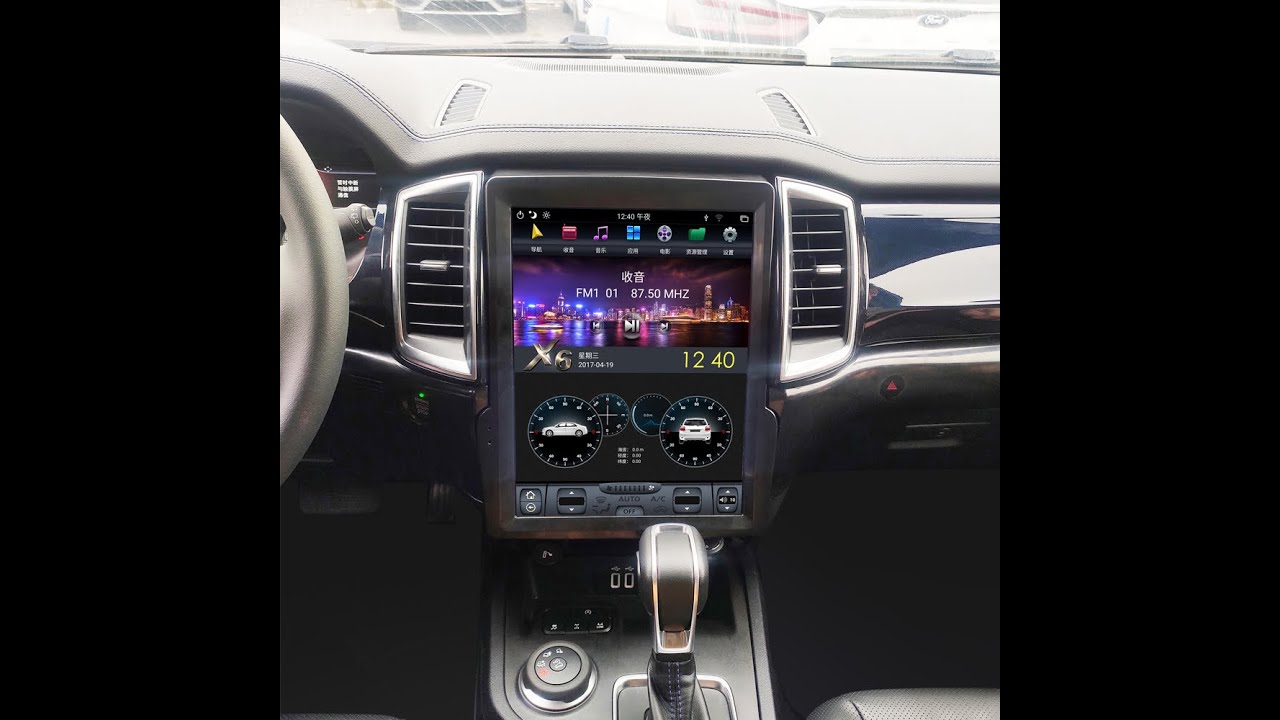 Instalação TESLA android multimidia FORD RANGER - YouTube