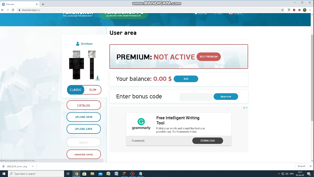 How to upload skin in Minecraft *2020 * - YouTube
