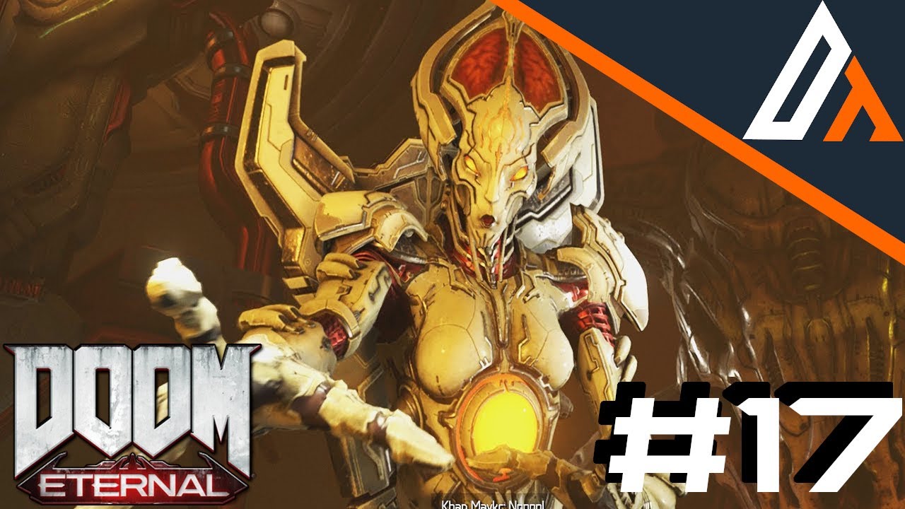 Doom Eternal Walkthrough Part 17 - The Khan Maker BOSS Fight - YouTube
