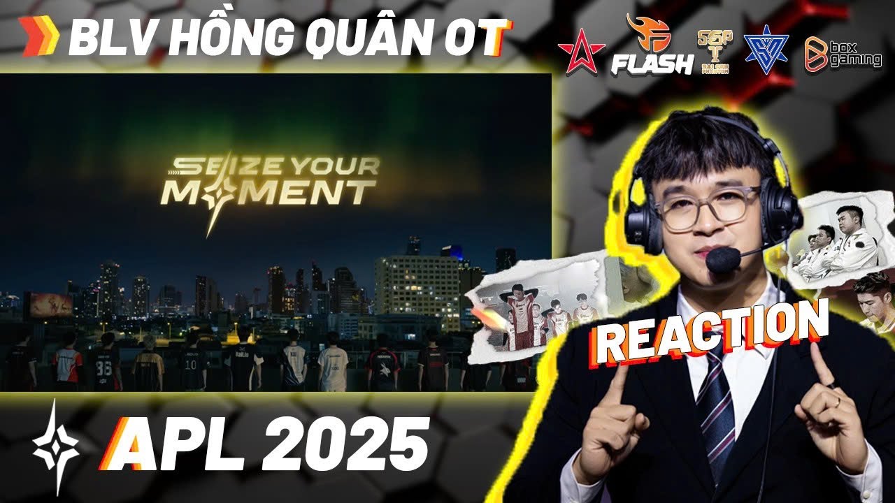 REACTION APL 2025 : SGP - 1S . NỘI CHIẾN AOG - YouTube