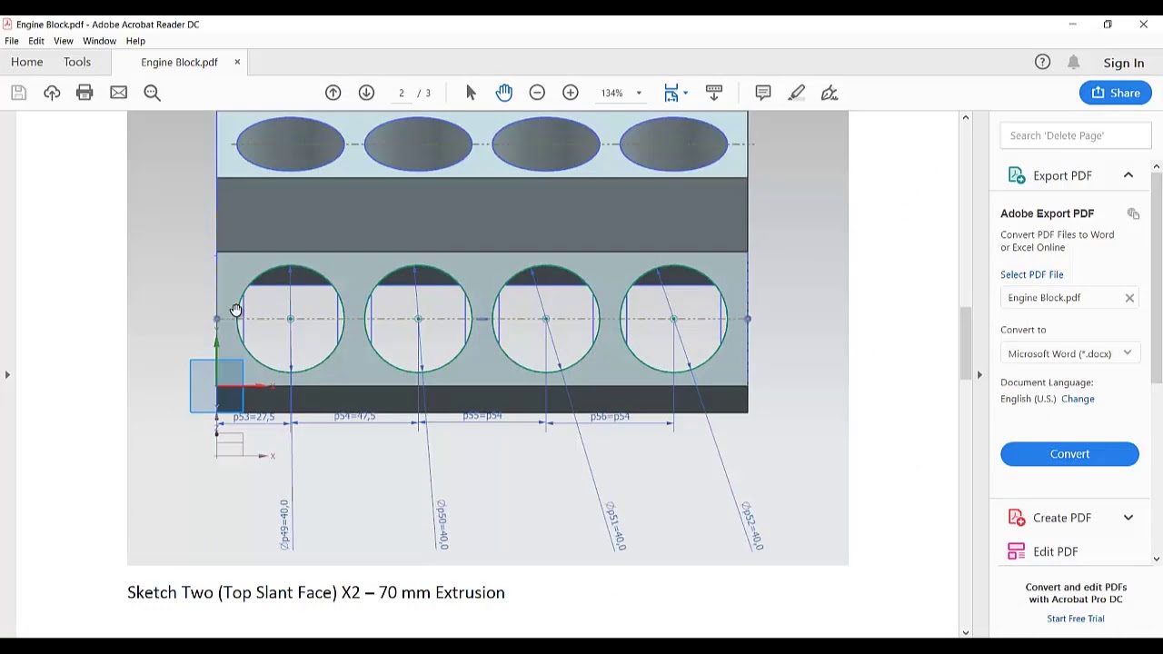 Introduction to Fusion 360-Engine Project-Engine Block - YouTube