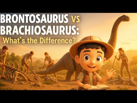 Brontosaurus vs Brachiosaurus: What’s the Difference? | Kid’s Education | Kid’s Story