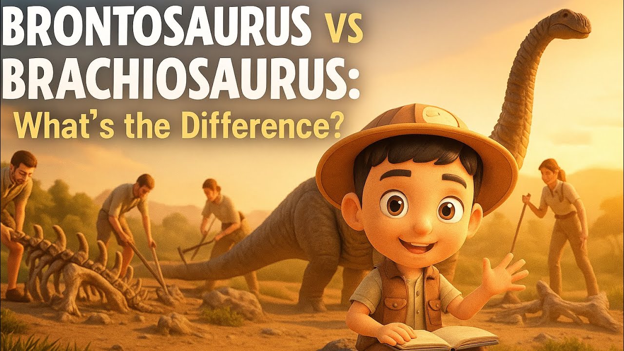 Brontosaurus vs Brachiosaurus: What’s the Difference? | Kid’s Education ...