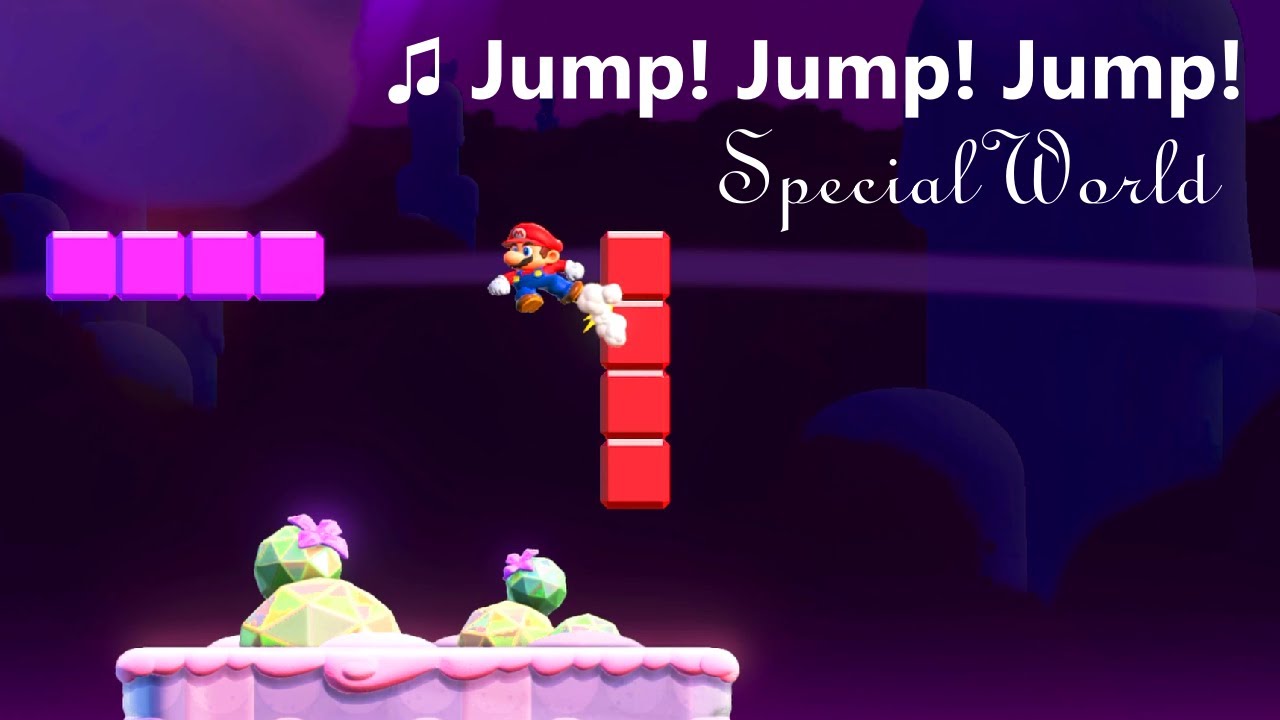 Super Mario Bros. Wonder, Special World ‘‘Jump! Jump! Jump!’’ - YouTube