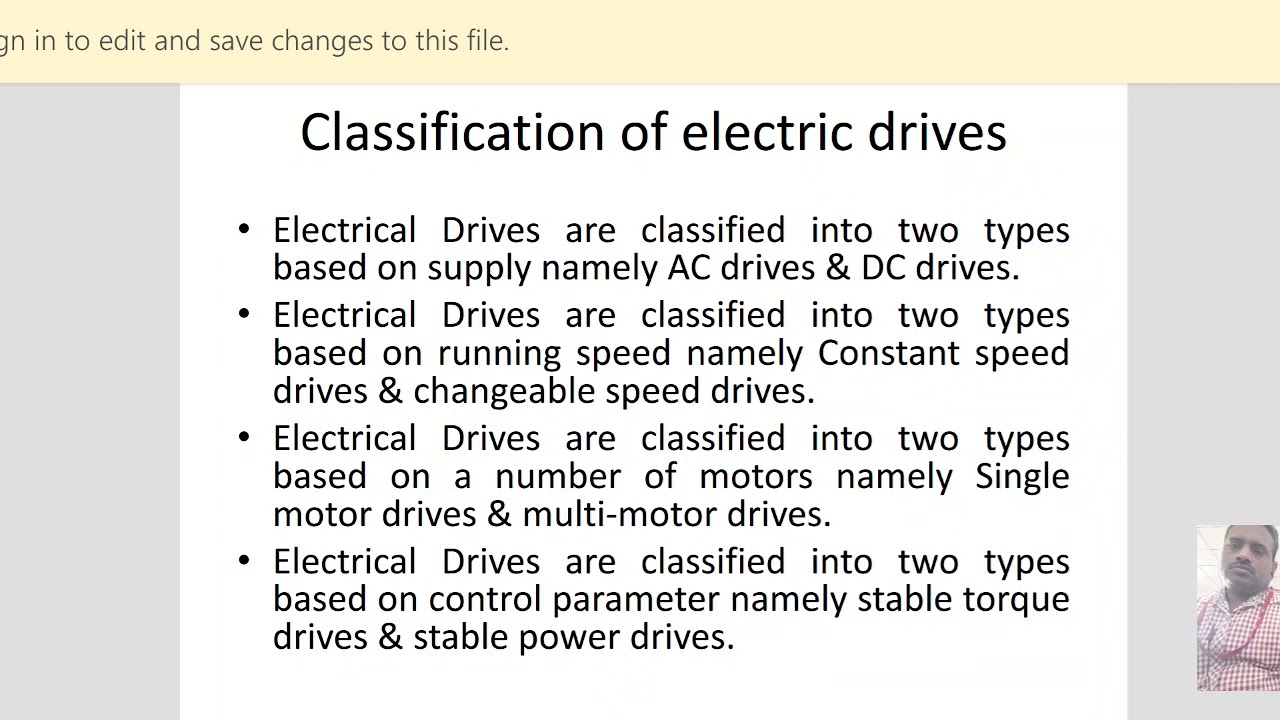 Dynamics of Electrical Drives - YouTube