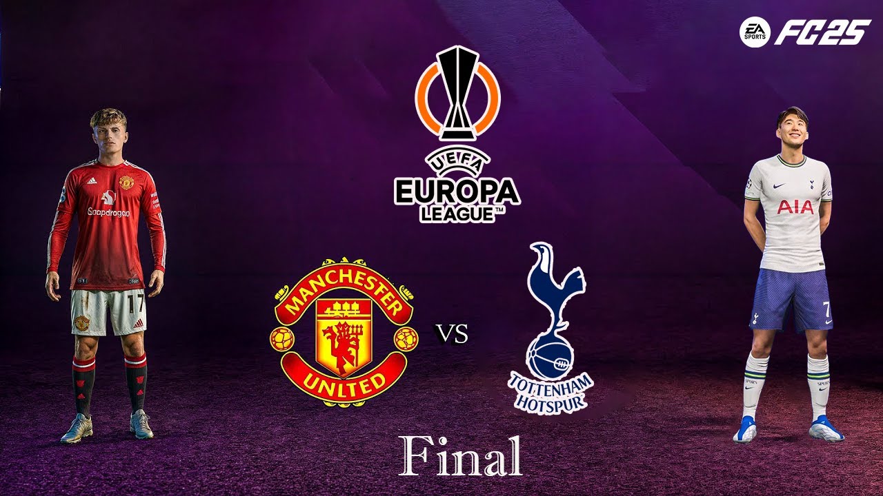 FC 25 - Tottenham vs Man United - Son vs A.Garnacho Great Battle - UEFA ...