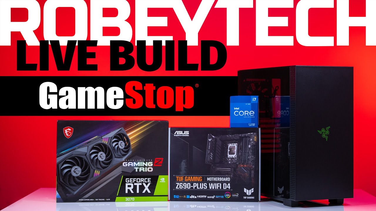 $2500 Gamestop PC Build - Giveaways + Razer Tomahawk Build (12700K ...