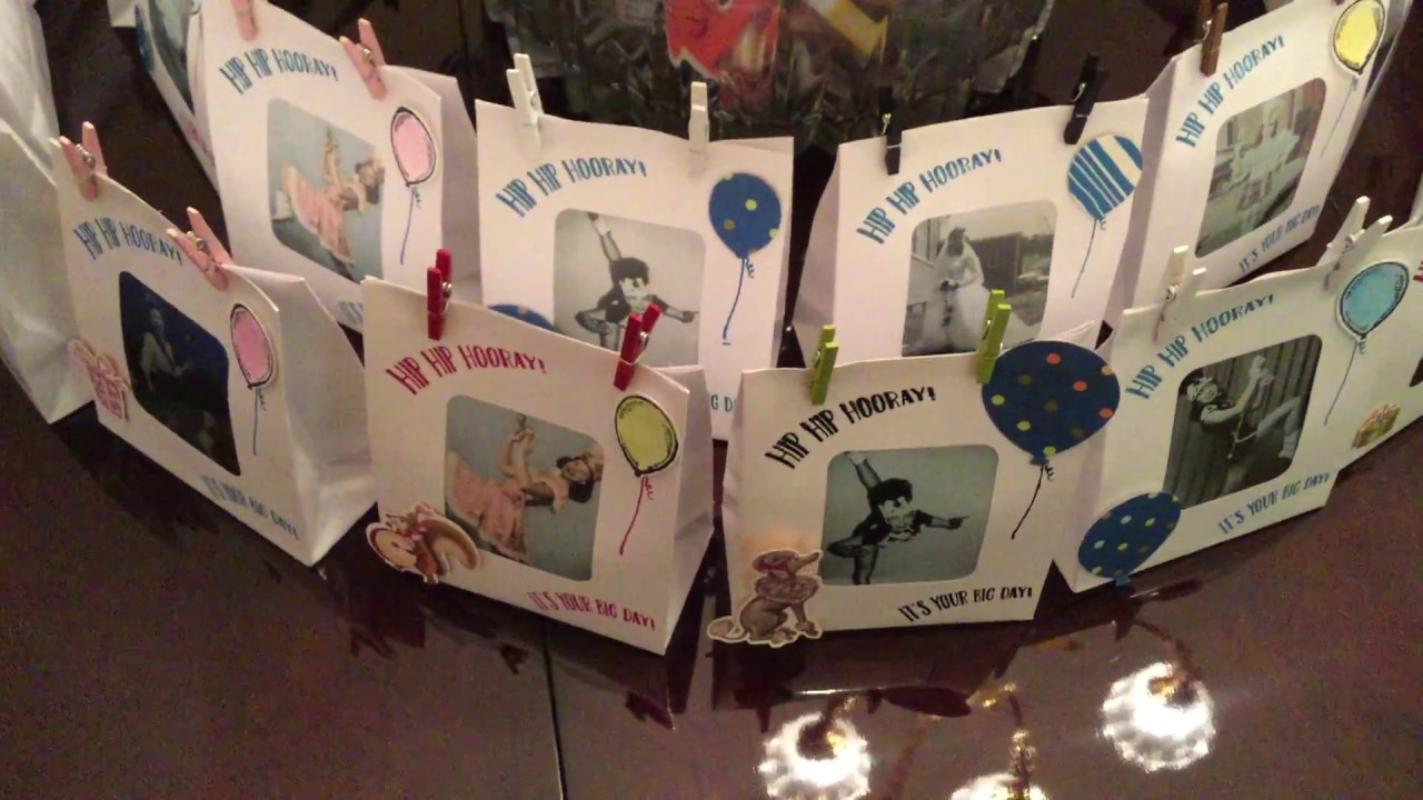 Birthday Memories Party Favors - YouTube
