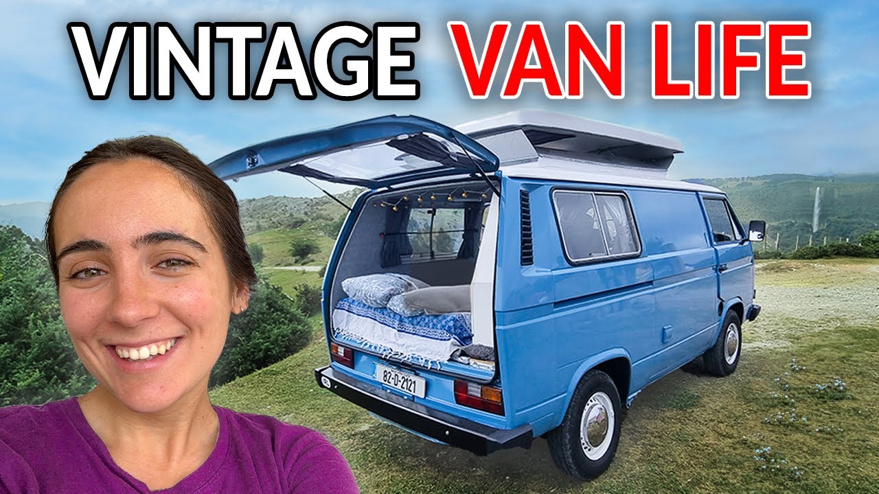 24 Hours in our Vintage Van travelling Europe - YouTube