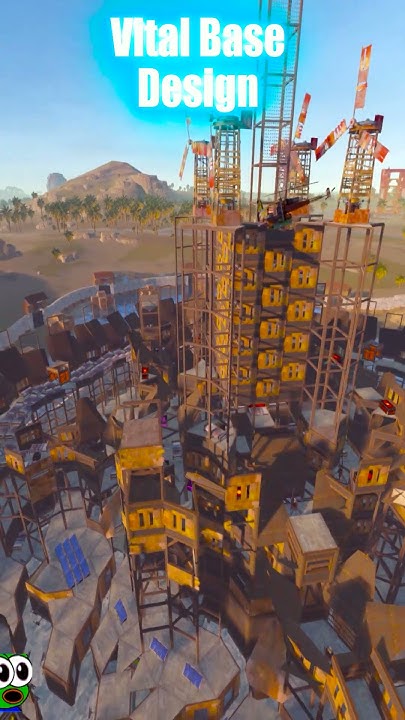 Rust New Meta Circle Base Design on Vital , 4x4, 5x5 and circle Base #rust #rustgame # ...