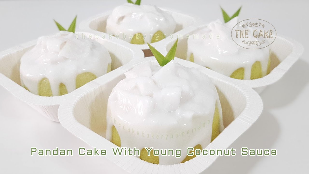 Pandan Cake With young Coconut : By The Cake - YouTube