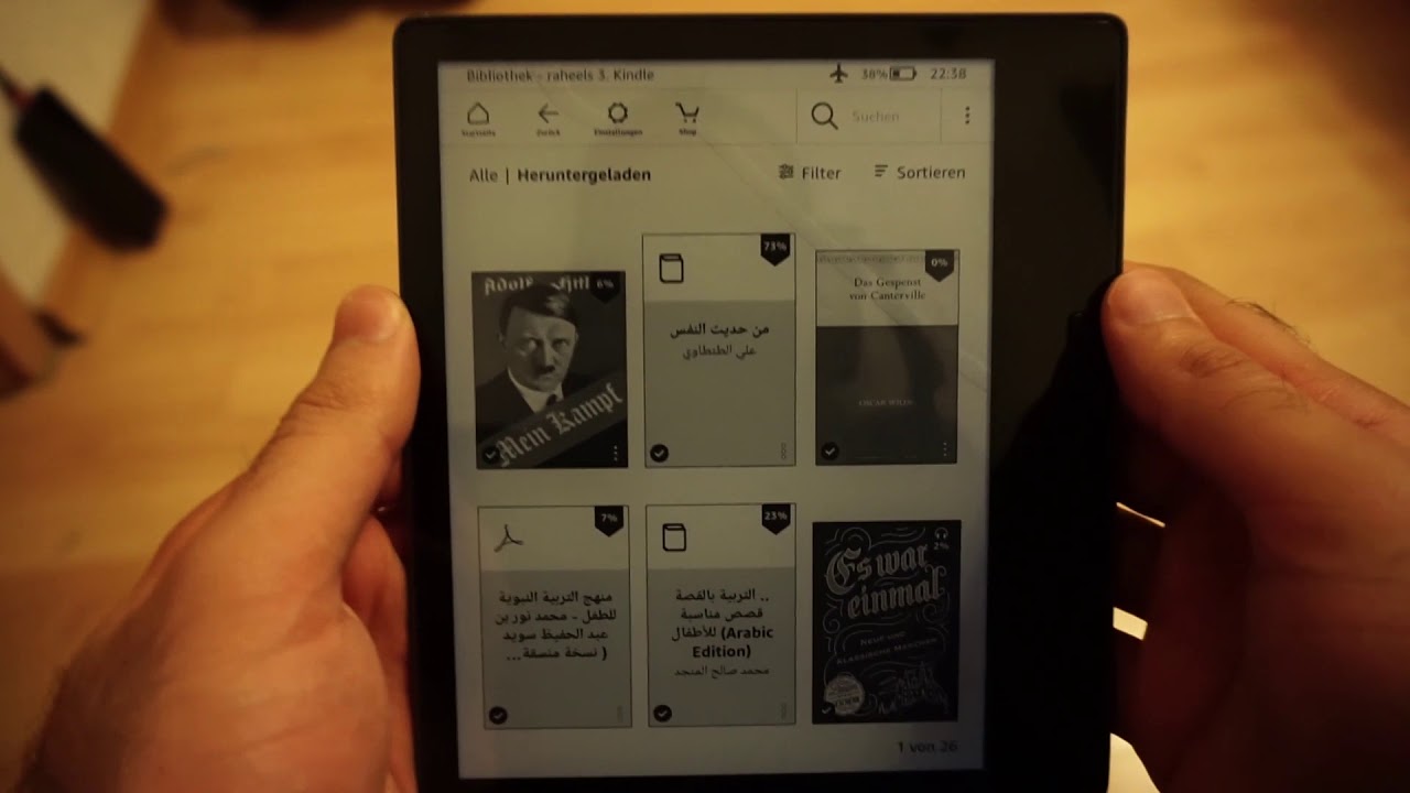 Kindle Oasis - Ebook-Reader für arabische Bücher - Angebot Amazon - YouTube