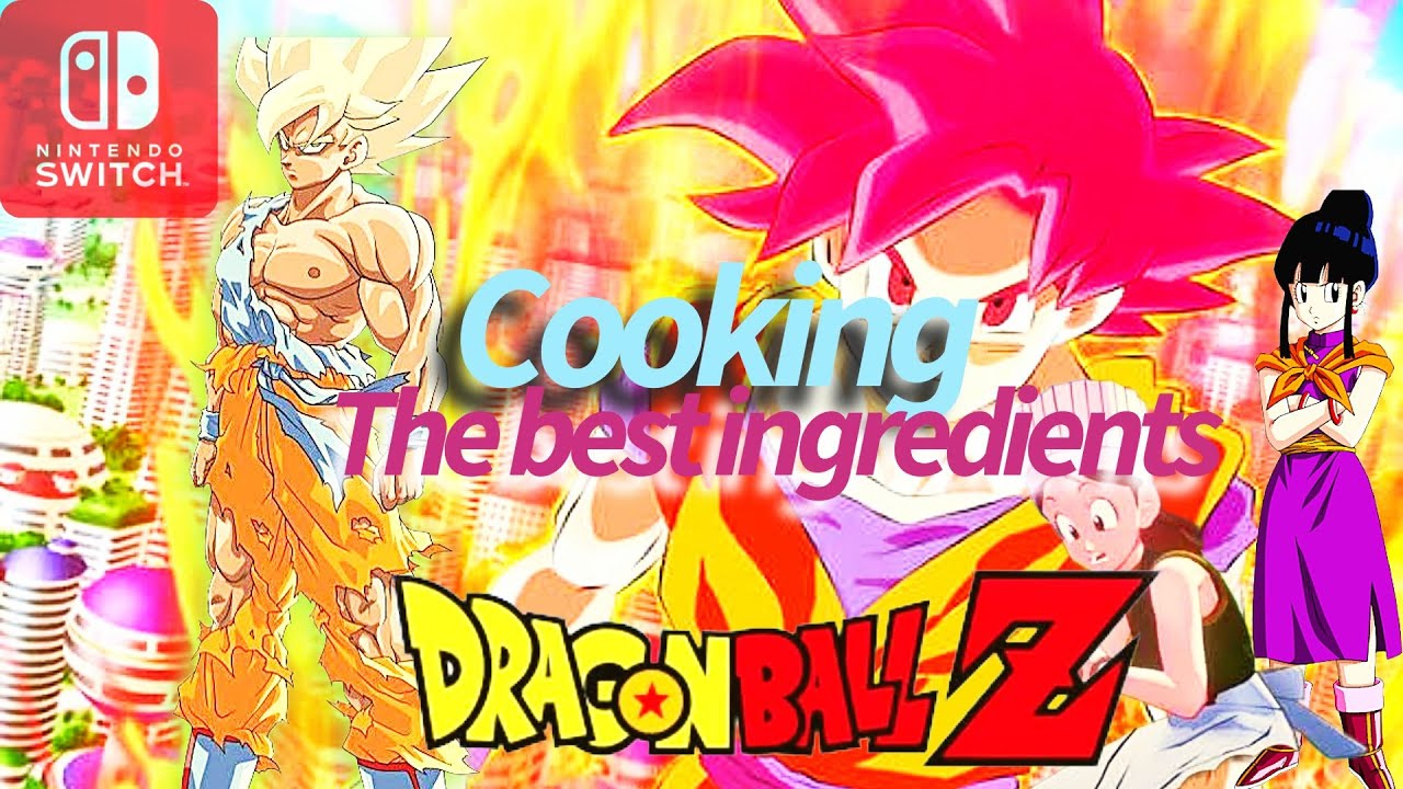 DRAGON BALL Z KARAROT GOKU finding best ingredients for cooking for CHI ...
