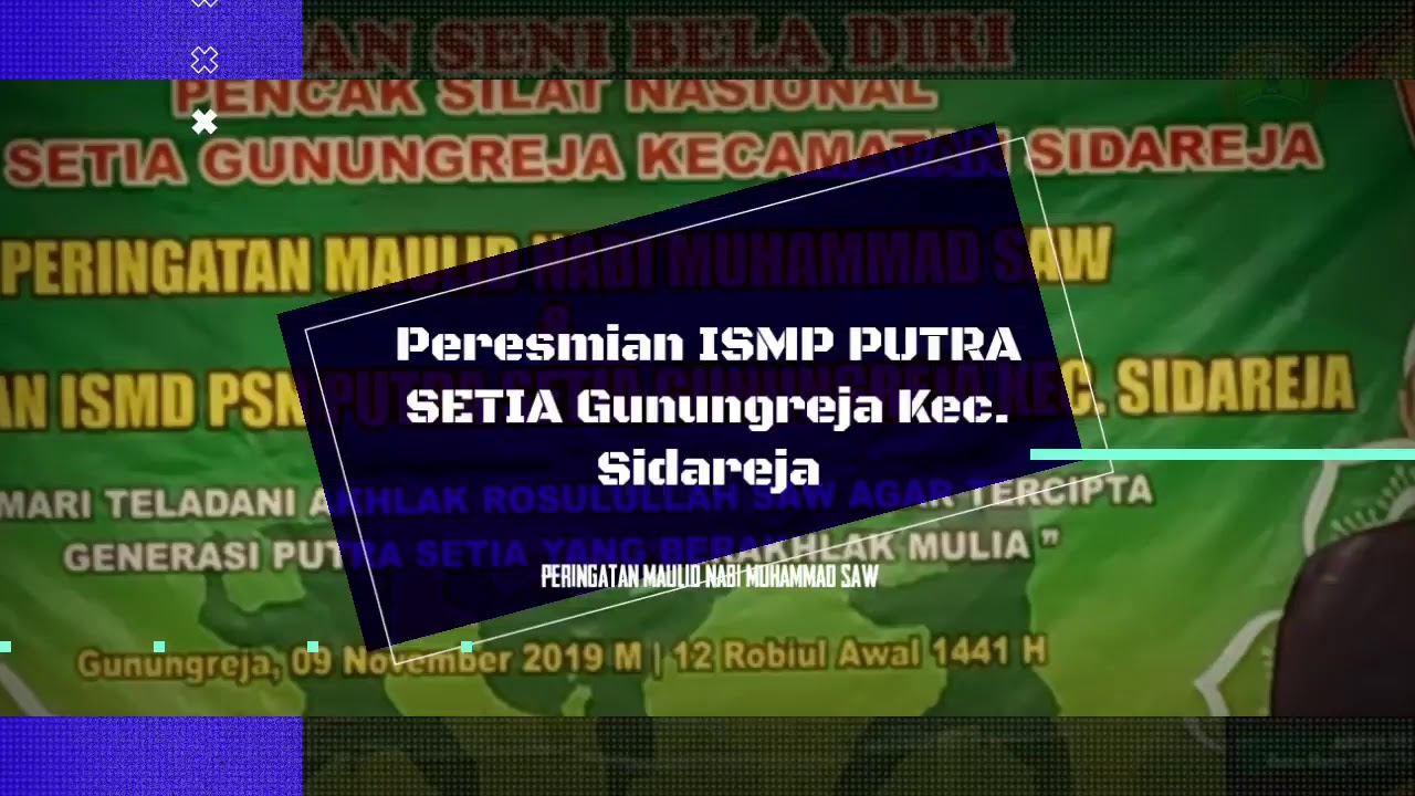 Acara maulid Nabi Muhammad SAW & Peresmian ISMD PENCAK SILAT NASIONAL ...