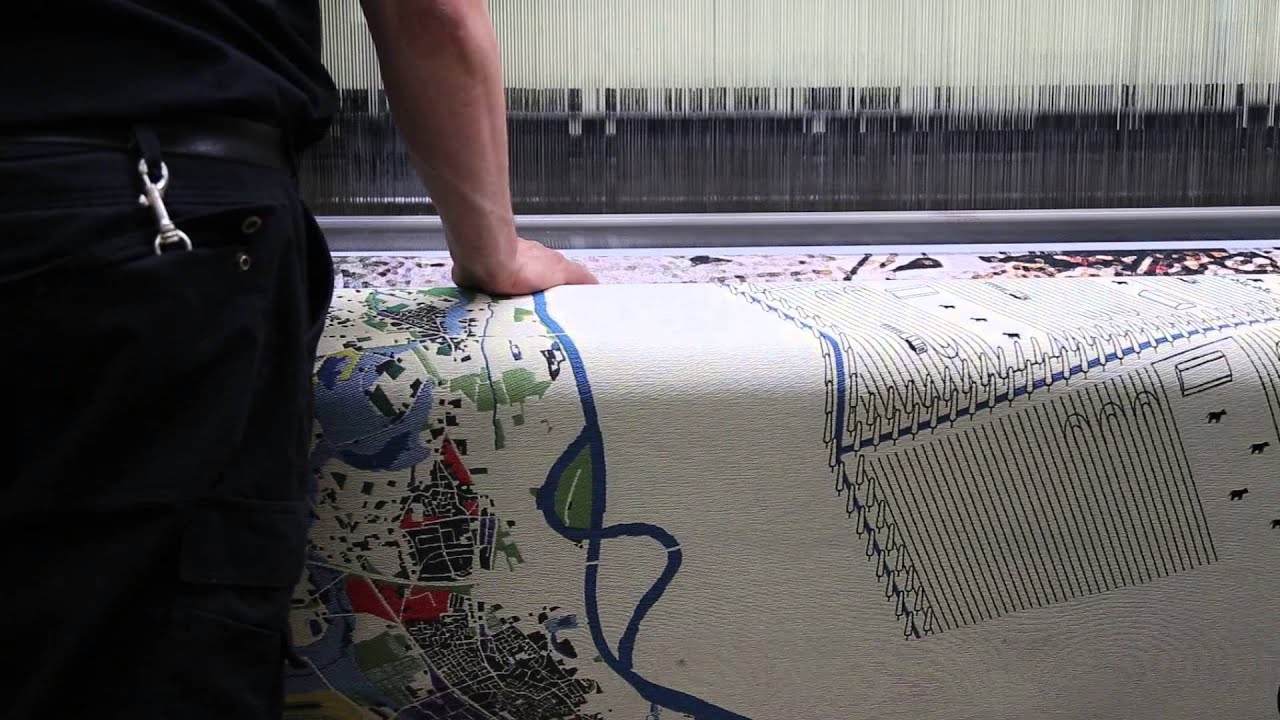 Weaving a map of the Netherlands - YouTube