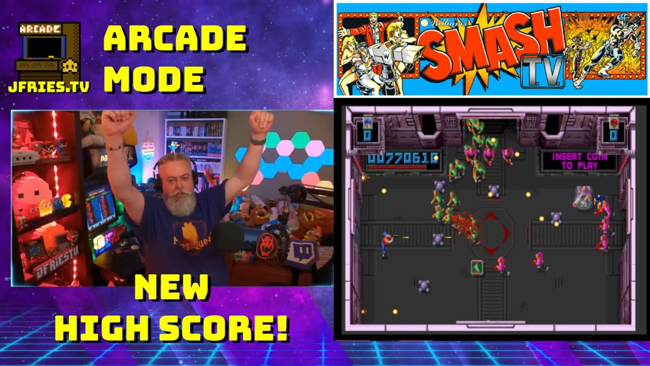 Highlight: Arcade Mode - Smash TV - New High Score! - 777620 - YouTube