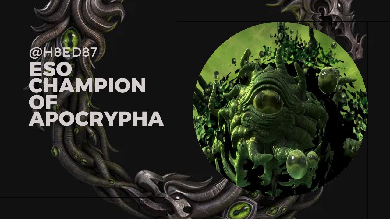 ESO, Champion of Apocrypha: Marked by the Eye 2 - Ghost Catcher ...