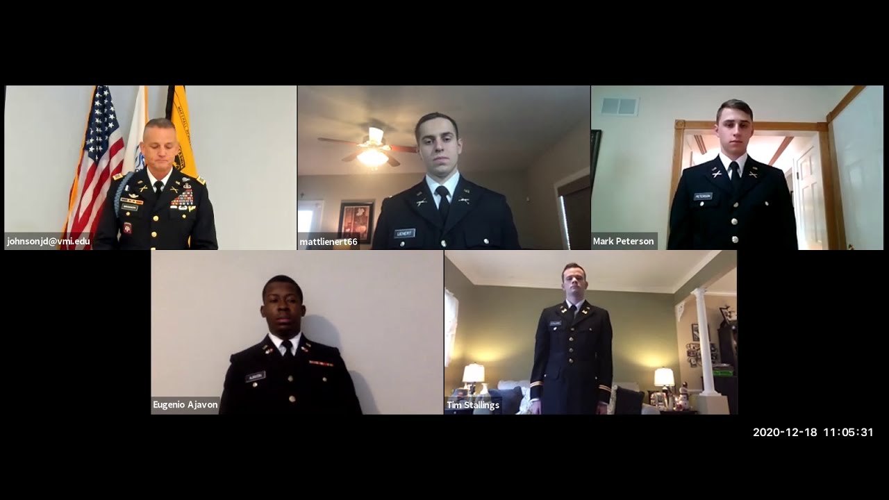 Army ROTC Virtual Commissioning Ceremony 2020 - YouTube