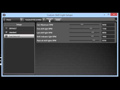 Siminstruments custom shift light setups - YouTube