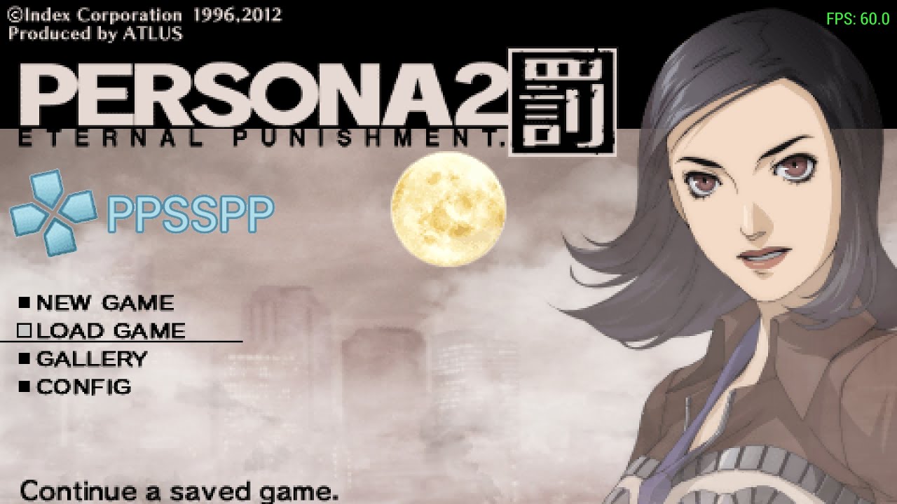 Persona 2: Eternal Punishment English Patched 4K UHD Gameplay | PPSSPP ...