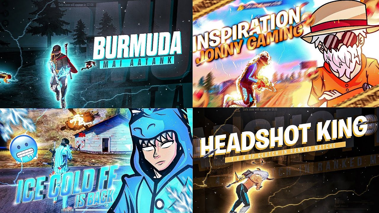 Pre Edited Thumbnail Part 2 | Free FreeFire Thumbnails | Ff Thumbnail ...