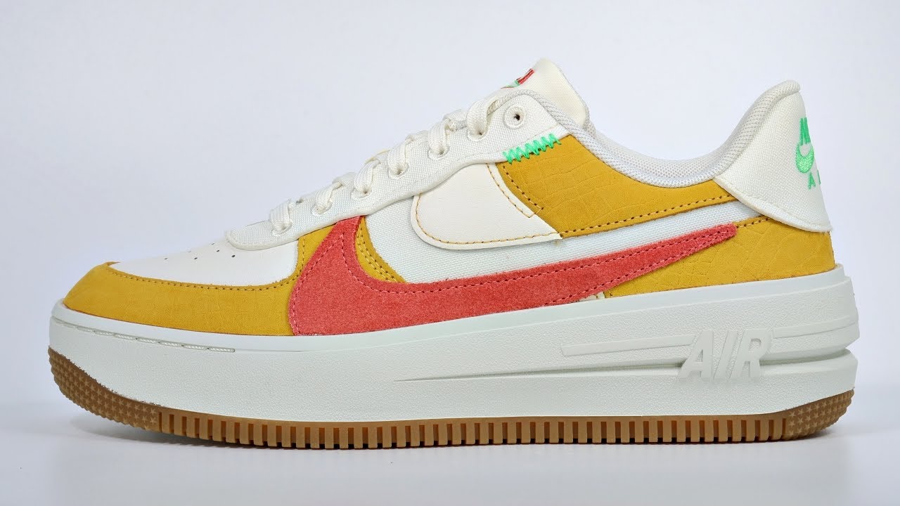 Nike Women's Air Force 1 Platform Shoes Magic Amber DX3209-133 나이키 여자 ...