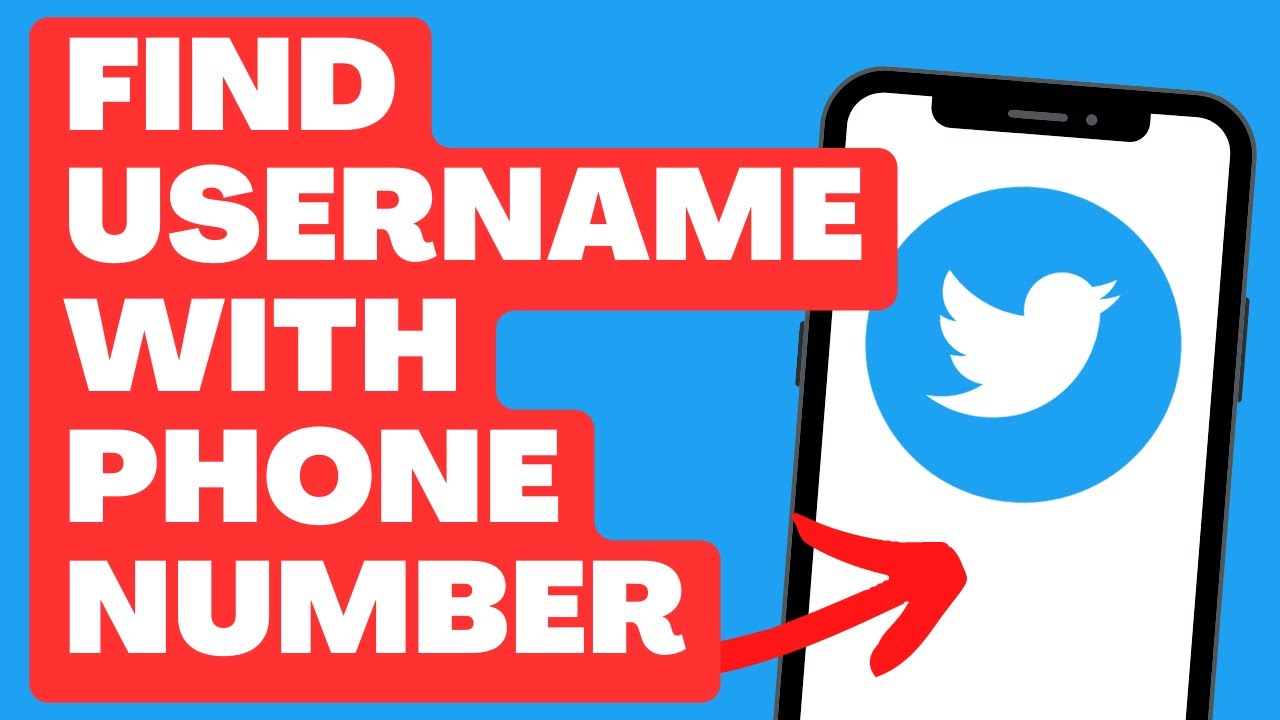How To FIND Twitter Username With Phone Number 2023 - YouTube