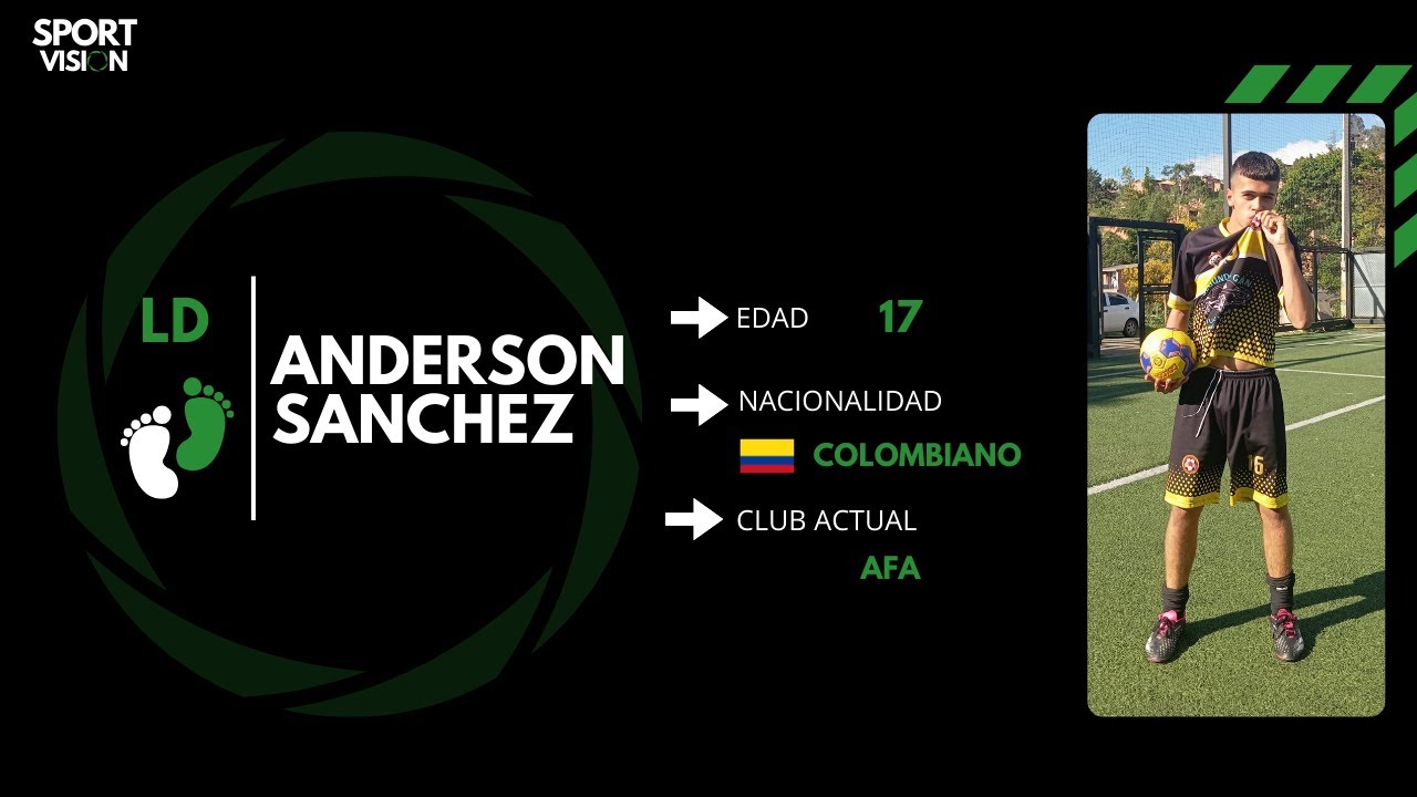 SPORT VISION - Anderson Sanchez - SUB 17 - YouTube