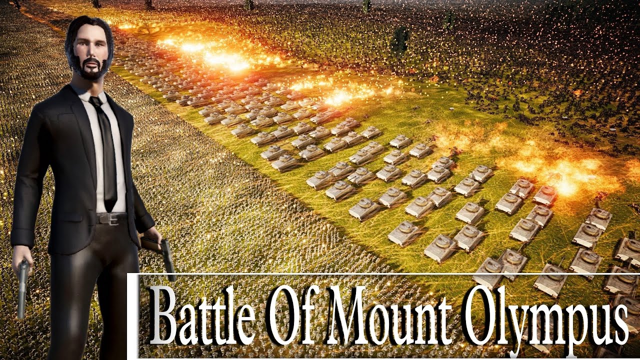 John Wick And US Army Defend Mount Olympus | Ultimate Epic Battle ...