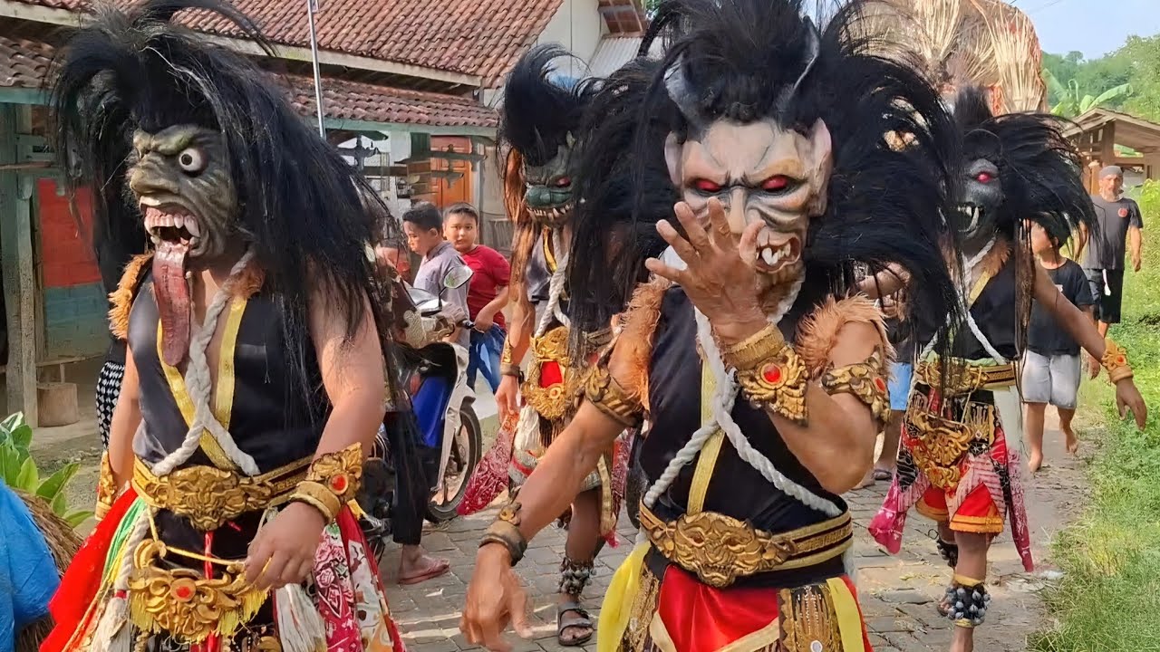 BUTO GEDRUK & BARONG Paling Ganas ‼️Barongan GEMBONG AJI JOYO - YouTube