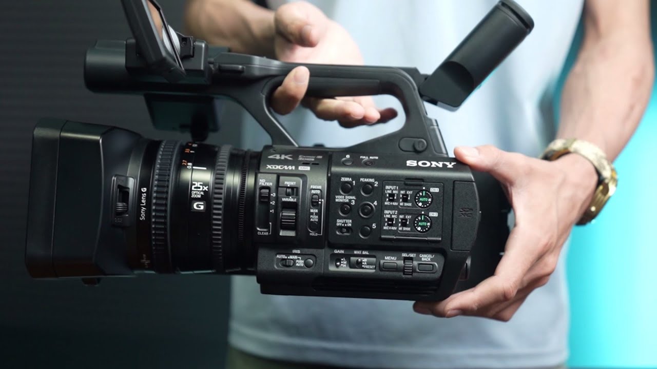 Sony’s PXW-Z190 កាមេរ៉ាថតវីដេអូក្នុងកំរិត 4K, និង Full-HD 120p - YouTube