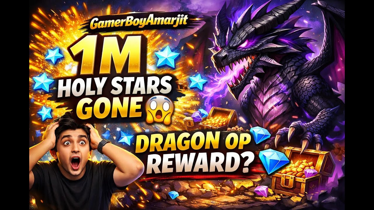 Dark Fortun Dragon OP Rewards? 1M Holy Stars Use LIVE - YouTube