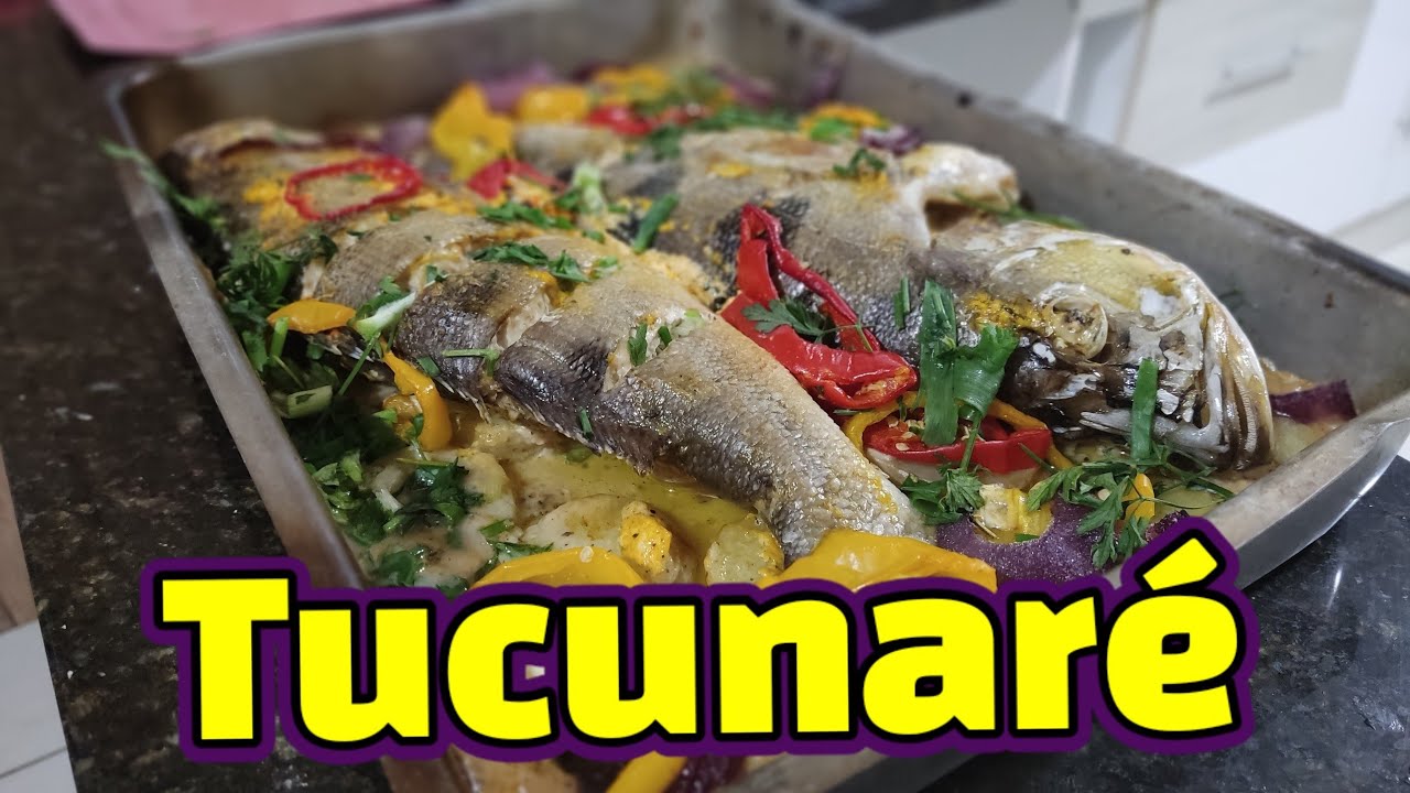 Tucunaré receita simples e barata assado no forno - YouTube