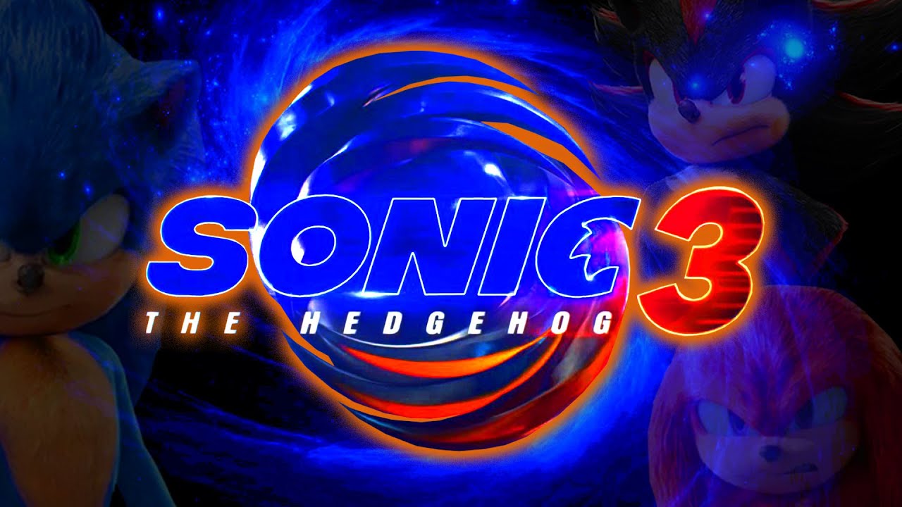 SONIC MOVIE 3 logo with KNUCKLES and SHADOW - YouTube