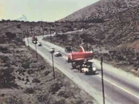 Transporting the D-558 Skystreak to Muroc Army Airfield for high speed ...