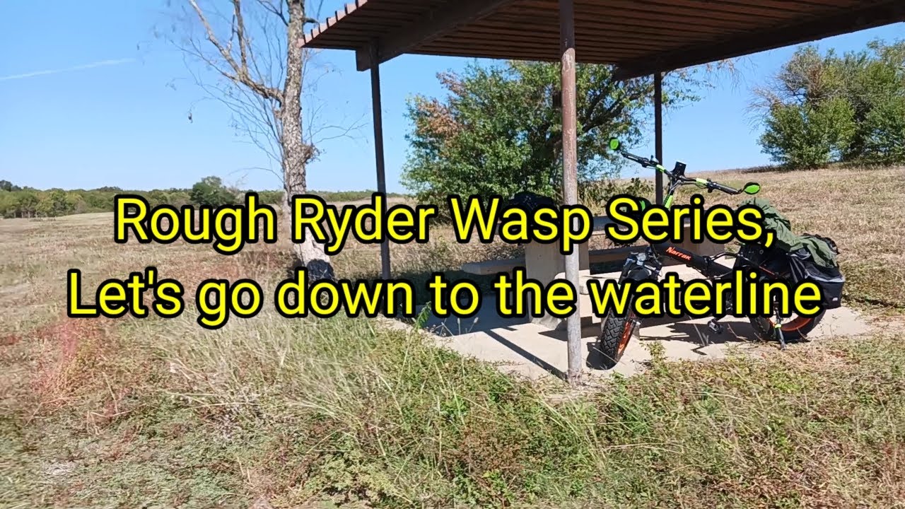 (1618) Down to the Waterline Lake Bardwell, Texas RR Wasp series - YouTube