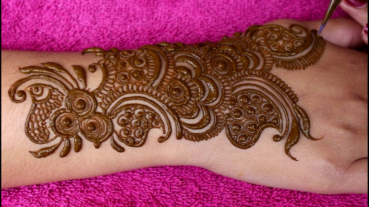 Back hand Arabic design | 2019 | - YouTube