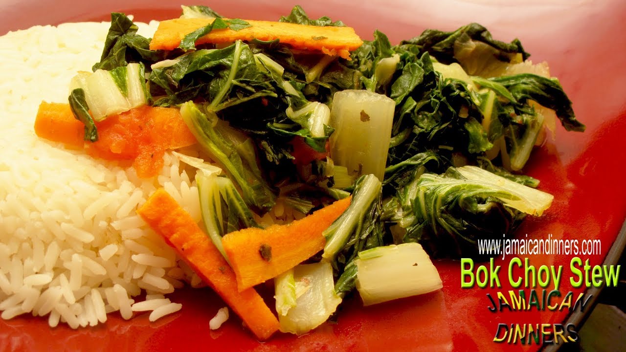 BOK CHOY or PAK CHOI STEW Recipe #VeganDinnersCookbook - YouTube